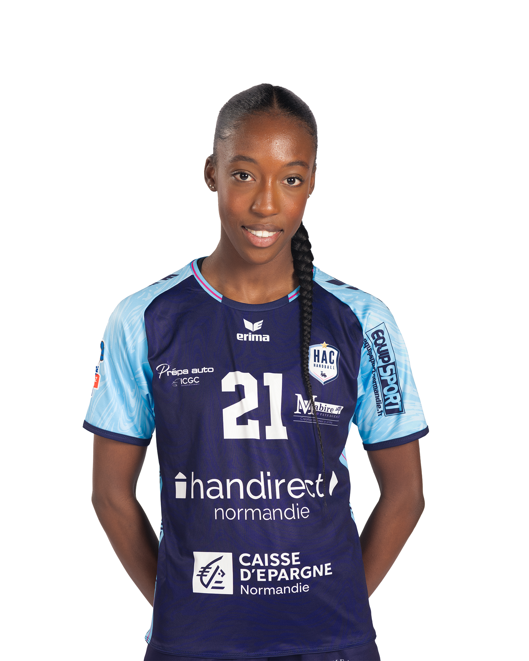mathita-diawara - Ailière gauche division 1 féminine de handball de Havre Athletic Club Handball ...
